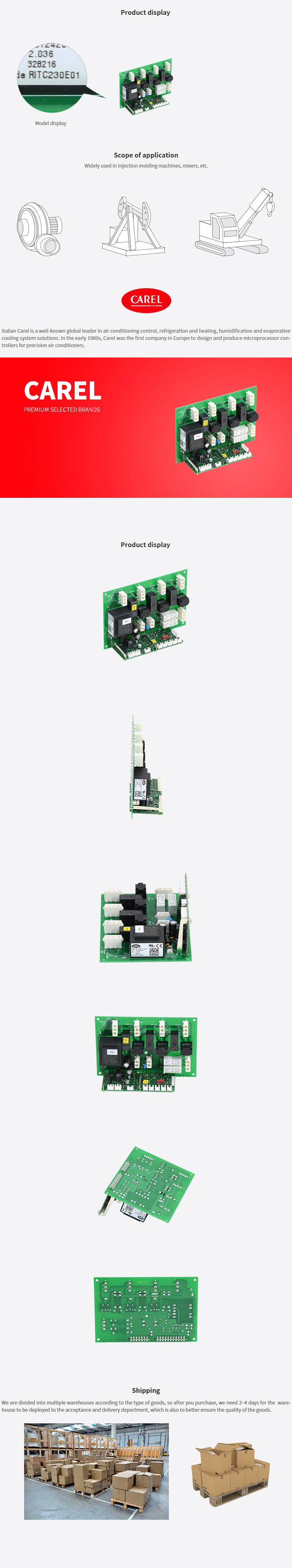 New In stock, Carel Sensor Terminal Module RITC230E01 - Carel - Module