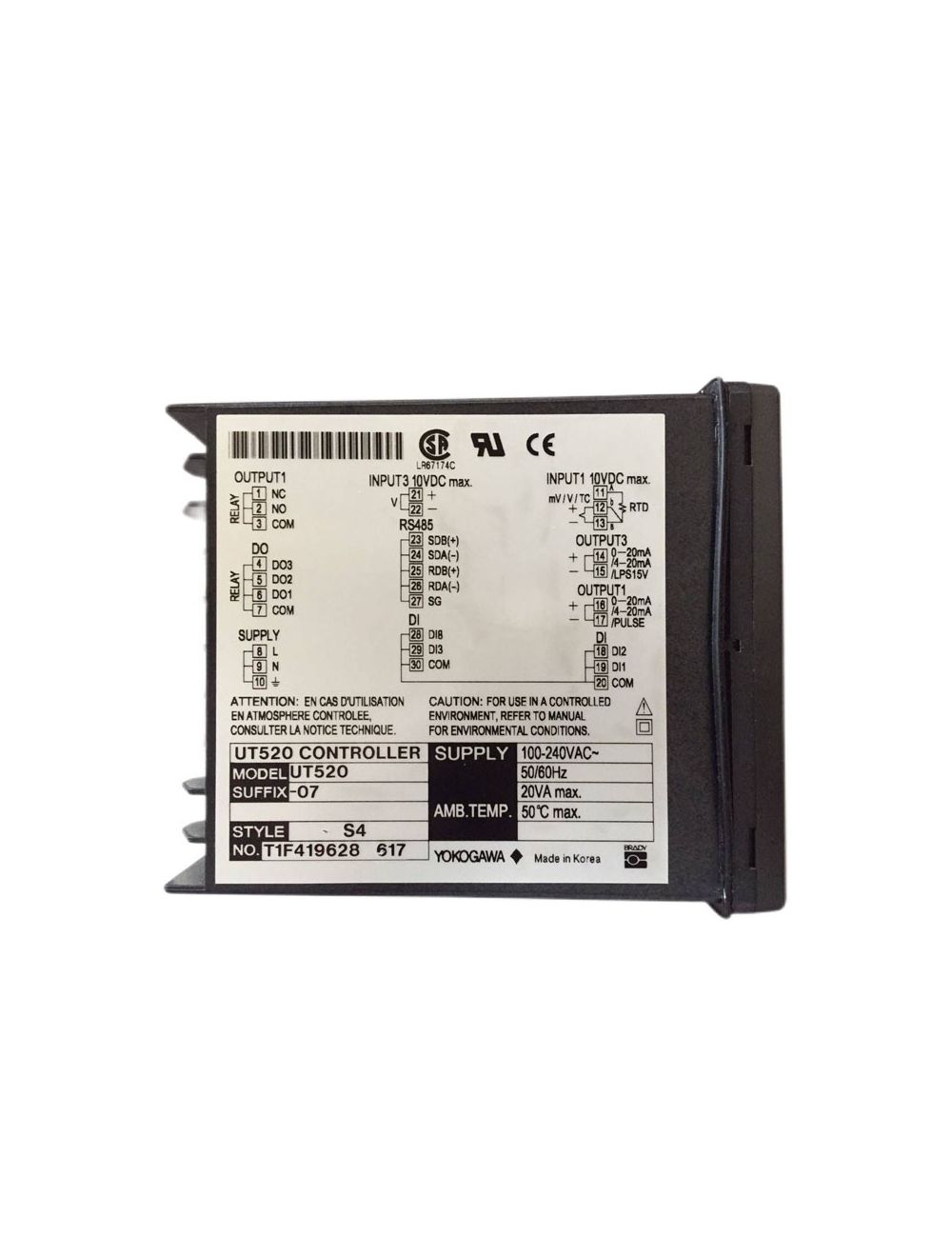 New In stock, Yokogawa Temperature Controller UT520-07 - yokogawa - temperature-controller